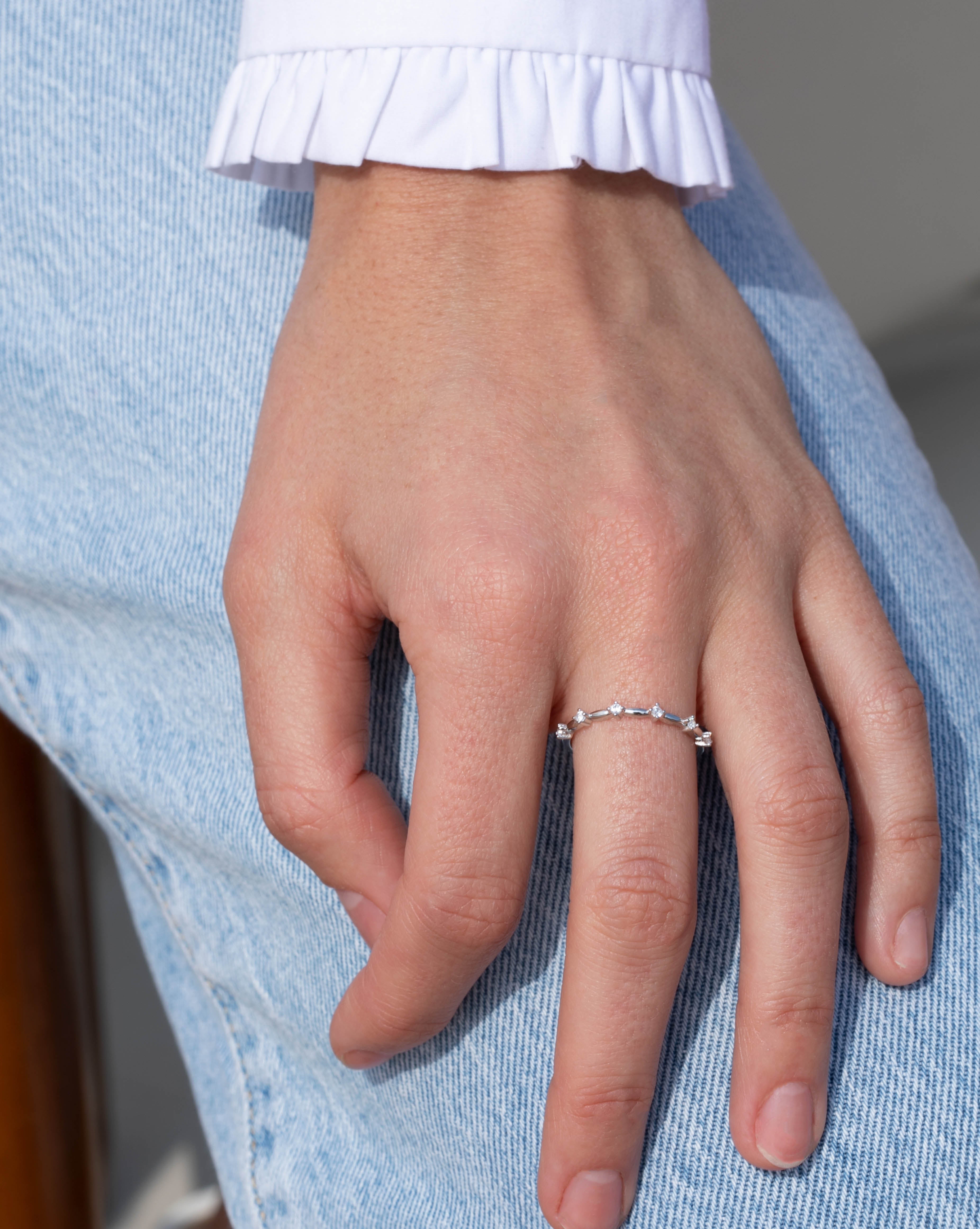DARIA Ring Silver – French Toasts
