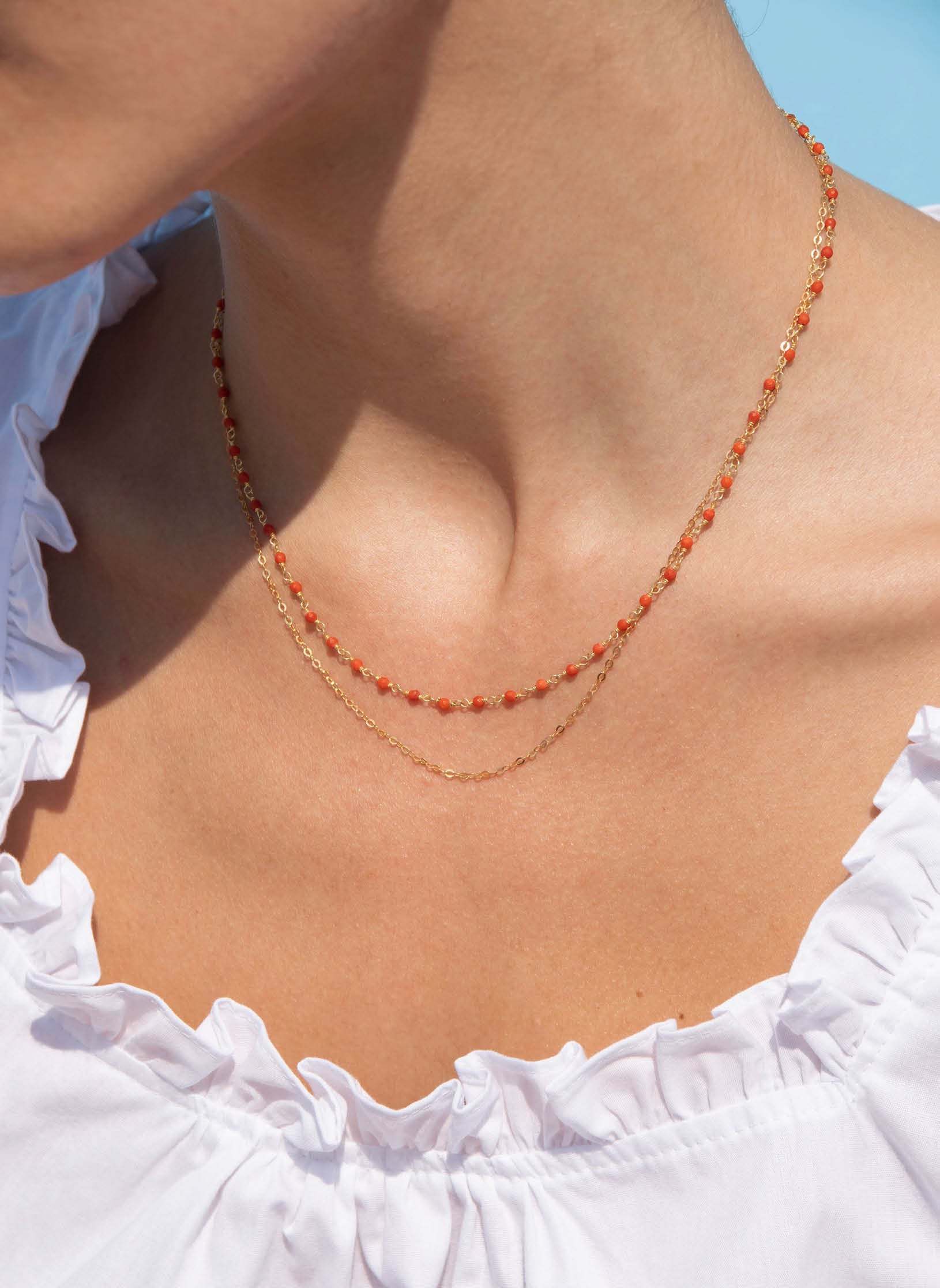 CAMILLE Corail Necklace – French Toasts